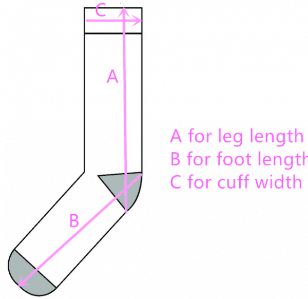 How to measure socks in correct ways
