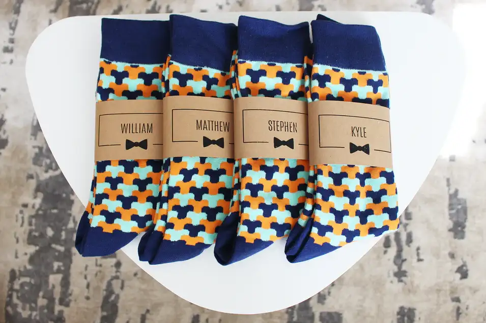 Custom Groomsmen Wedding Socks for Your Event